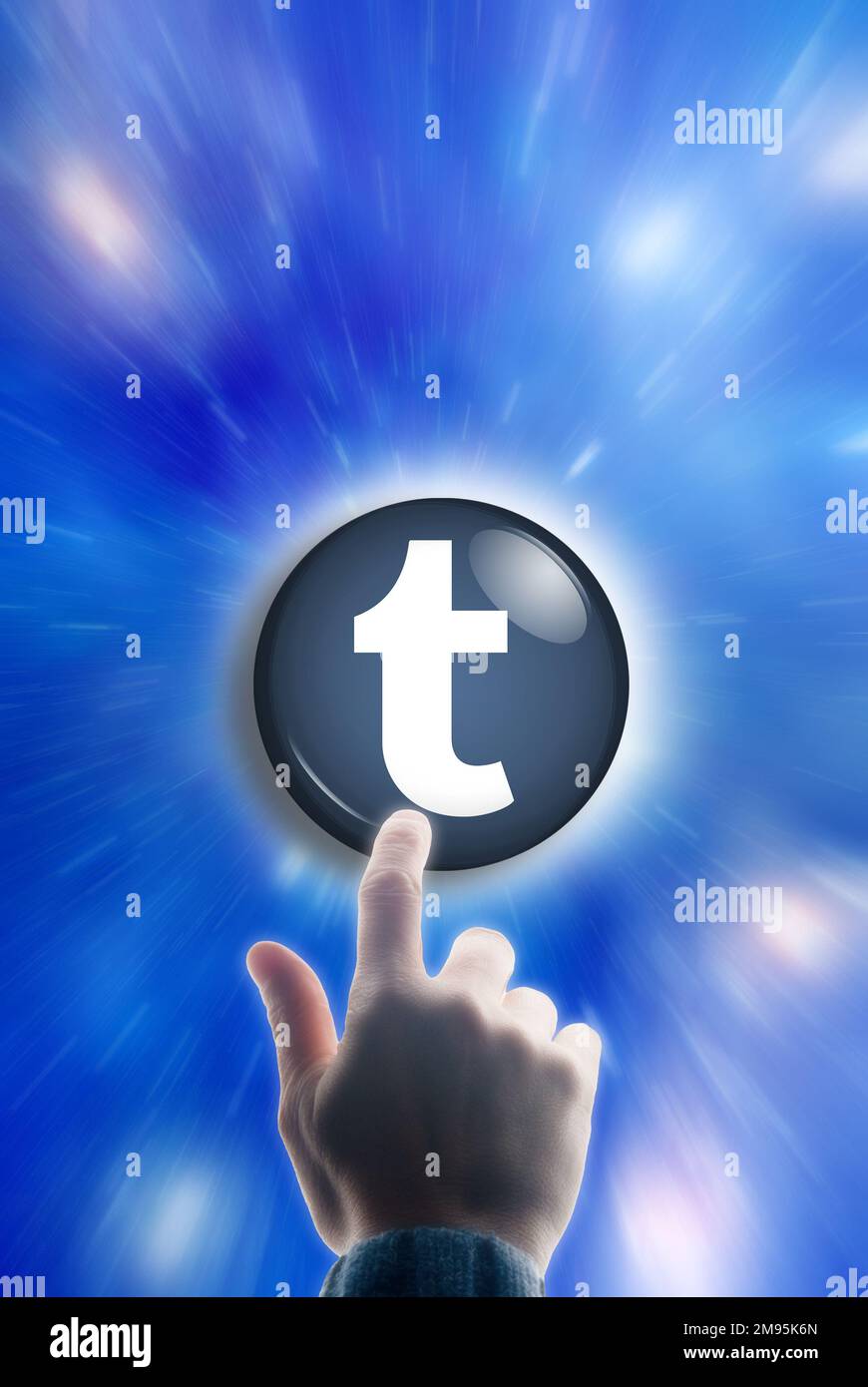 Tumblr Logo Button