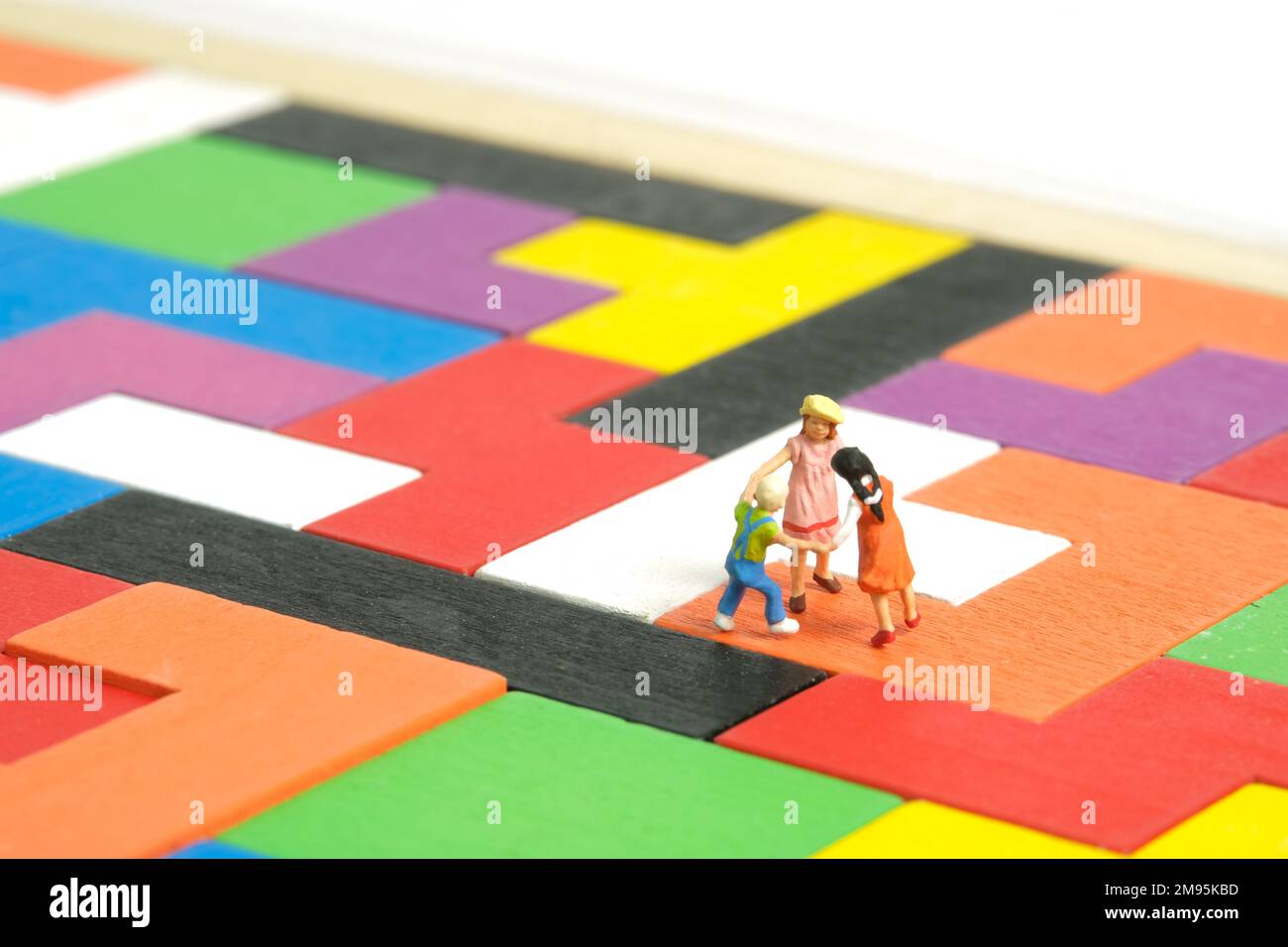 Miniature people toy figure photography. Fun learning concept. Kids ...