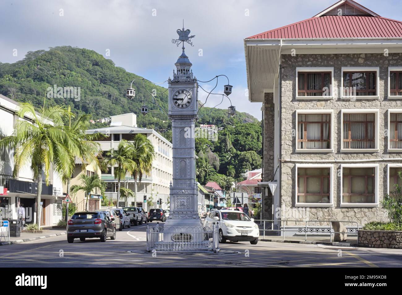 Mahe, Seychelles Victoria town Seychelles, shot taken in the centre of ...