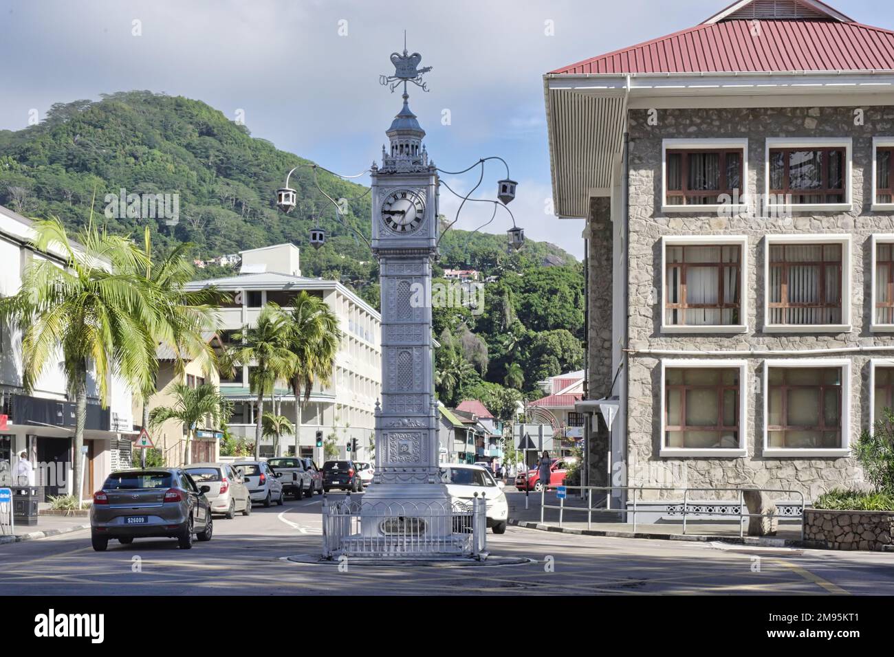 Mahe, Seychelles Victoria town Seychelles, shot taken in the centre of ...