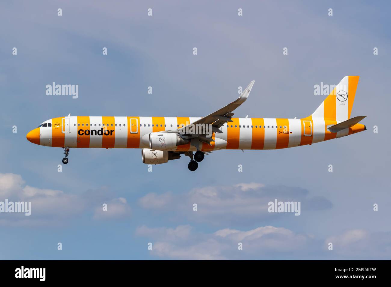 Frankfurt, Germany - August 2, 2022: Condor Airbus A321 airplane at ...