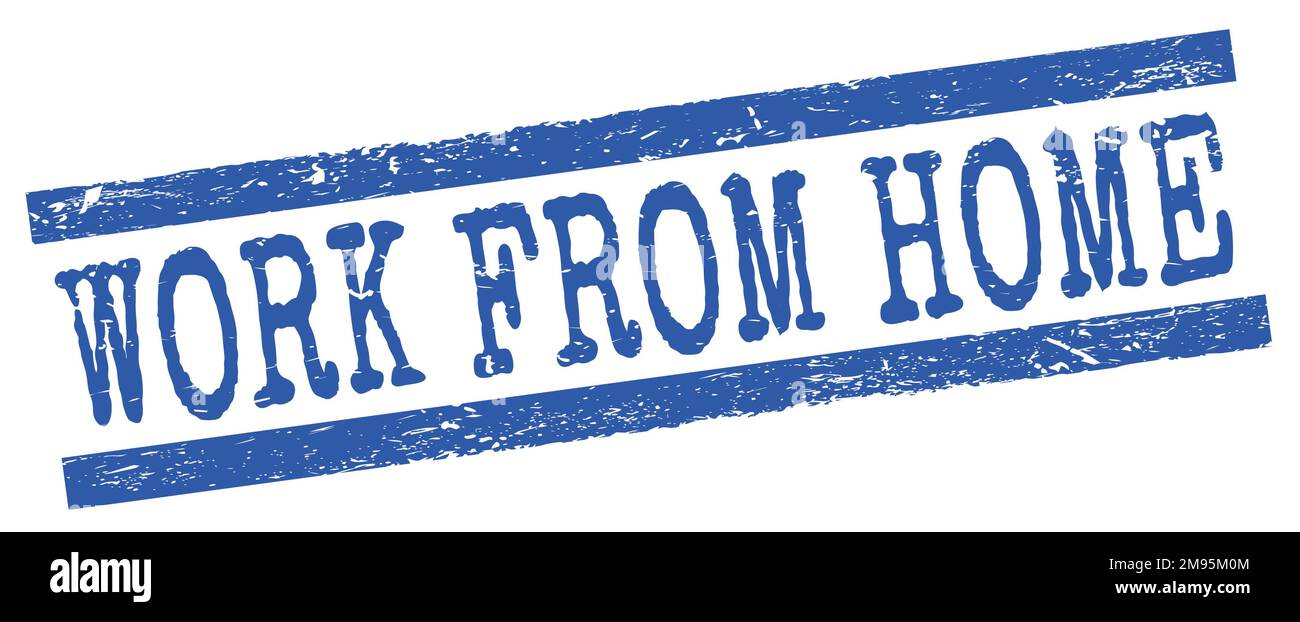 Work from home stamp hi-res stock photography and images - Alamy