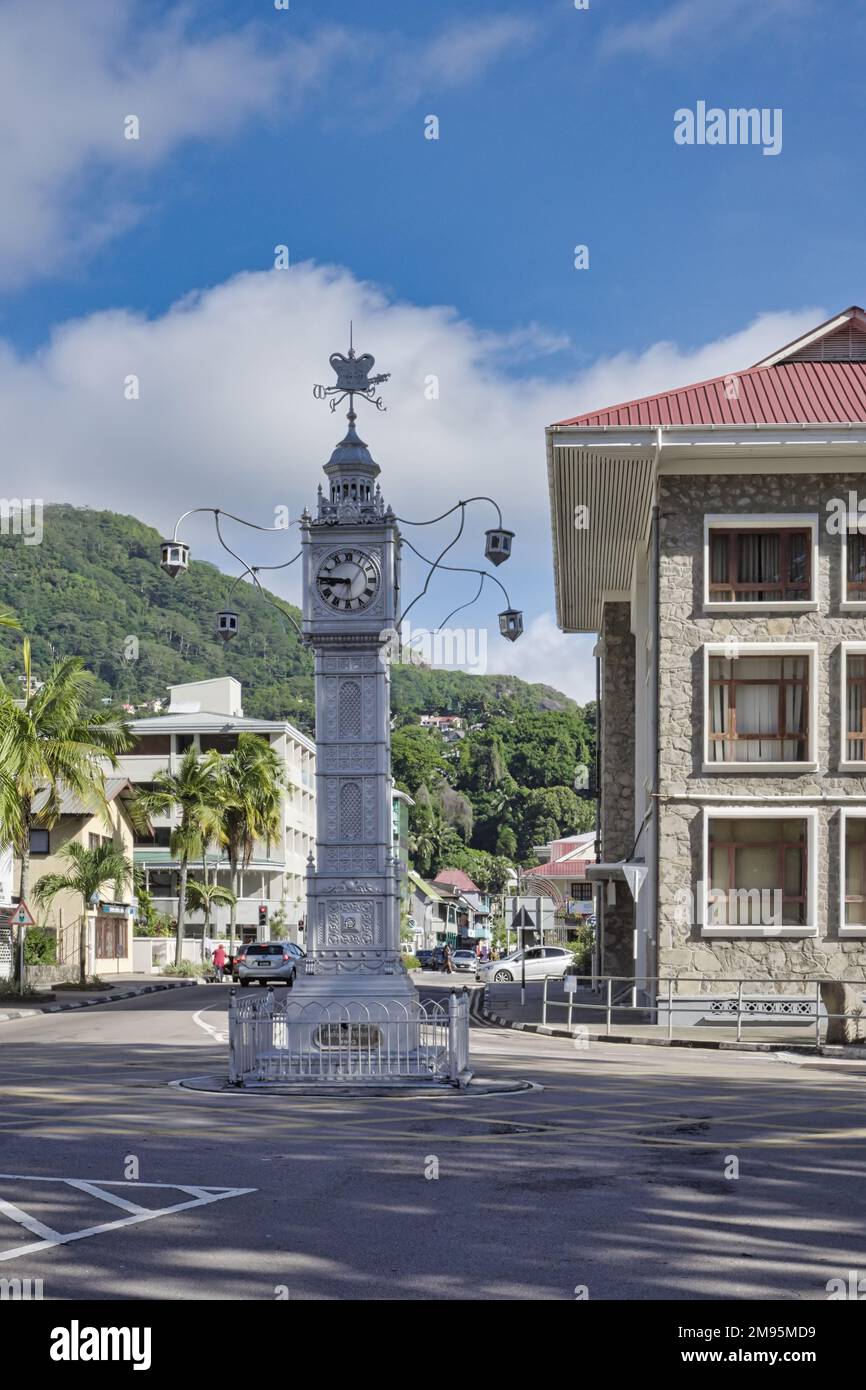 Mahe, Seychelles Victoria town Seychelles, shot taken in the centre of ...
