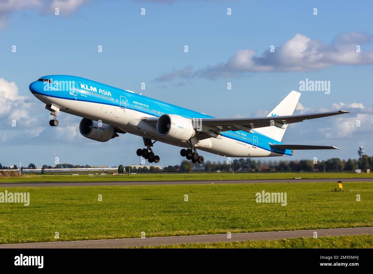 Amsterdam, Netherlands - October 8, 2022: KLM Asia Boeing 777-200ER ...