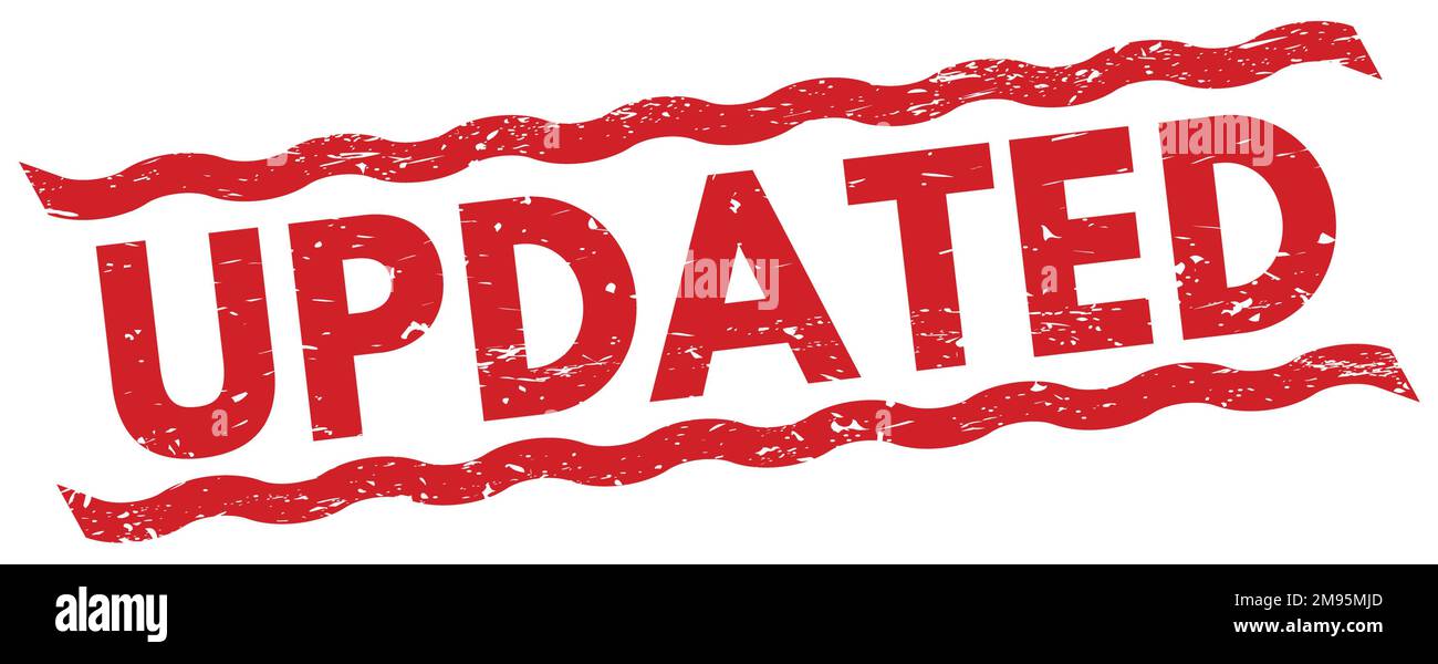 Updated text hi-res stock photography and images - Alamy