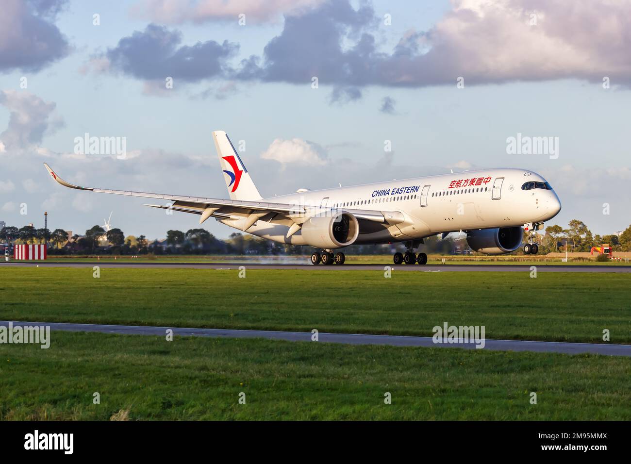 Amsterdam, Netherlands - October 8, 2022: China Eastern Airbus A350-900 ...