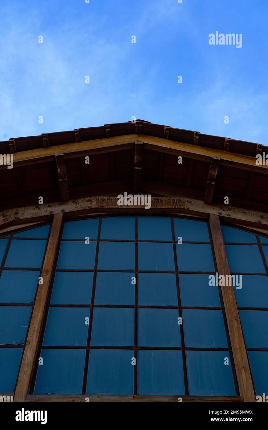 La Nau Gaudí de Mataró, Barcelona, Spain. former industrial building ...