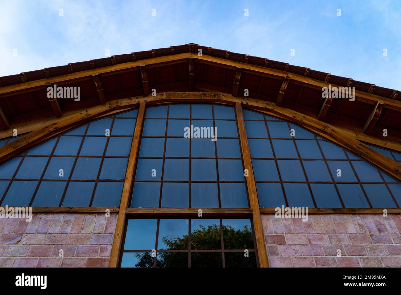 La Nau Gaudí de Mataró, Barcelona, Spain. former industrial building ...