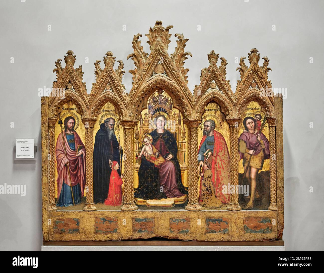 Polittico di Boi - tempera su tavola - cerchia di Altichiero - seconda ...