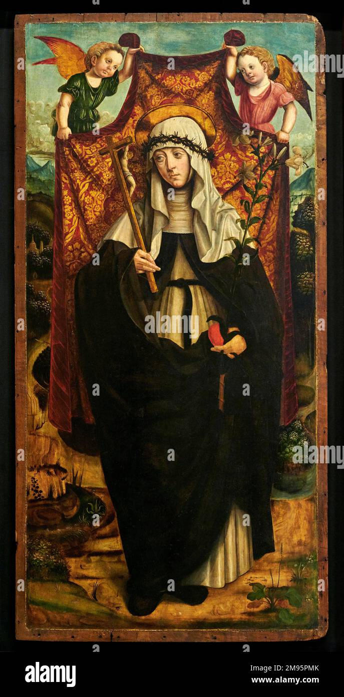 S. Caterina da Siena - olio su tavola - Giovanni Martino Spanzotti ...