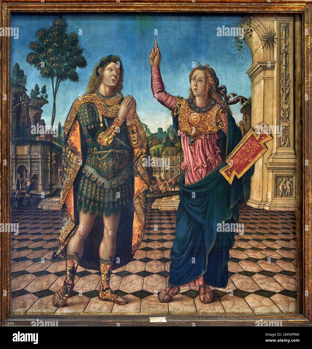 Augusto e la Sibilla - olio su tavola - Giovanni Maria Falconetto - fine del XV secolo - Verona ...