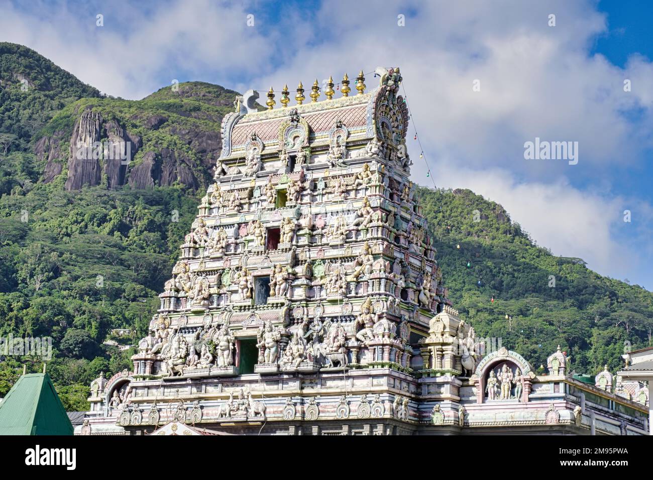 Mahe Seychelles, Hindu temple, build in 1999 and its the only Hindu ...