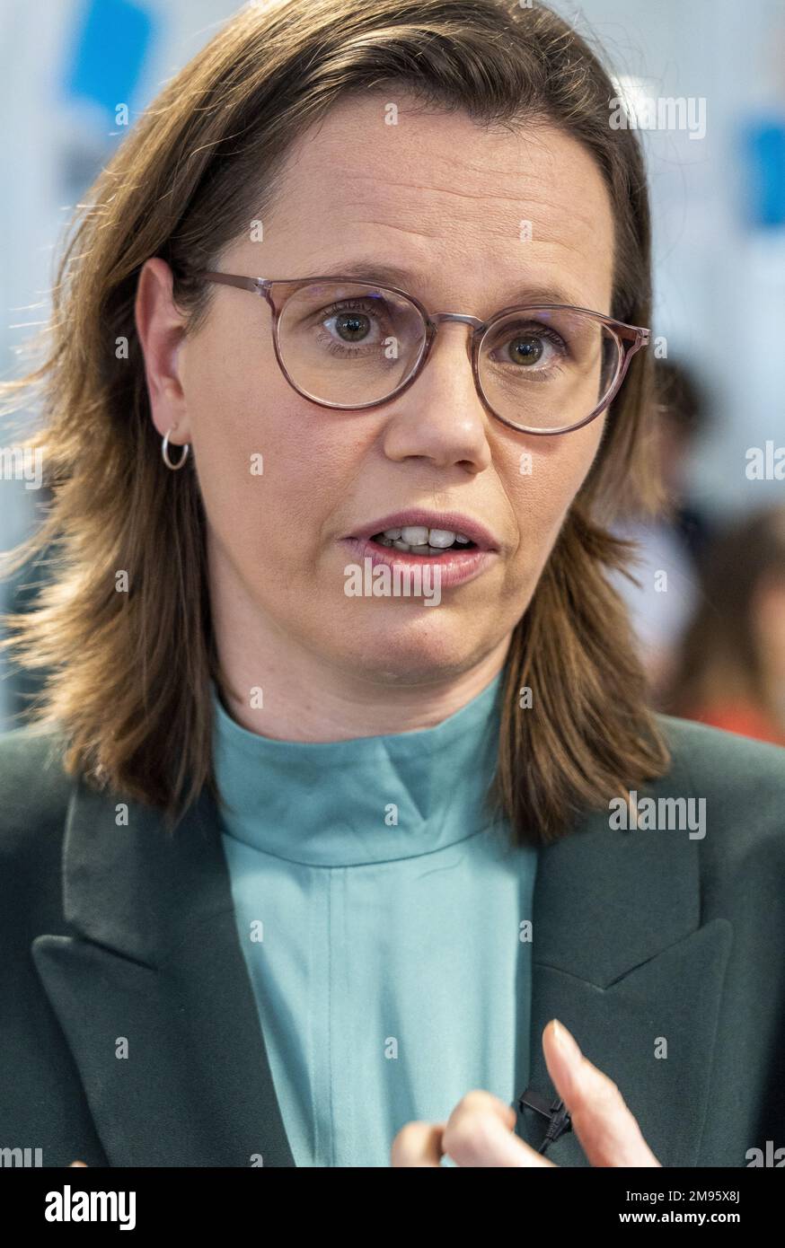 THE HAGUE - Mirjam Bikker during a party meeting of the ChristenUnie ...