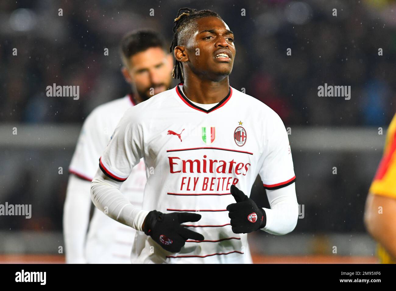 Rafael Leao, striker of Milan, during the Italian championship Serie A ...