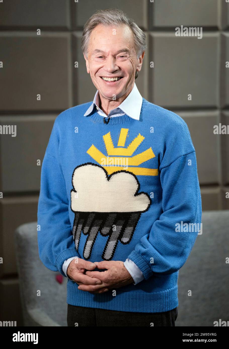 Former weather presenter Francis Wilson backstage as BBC Breakfast ...