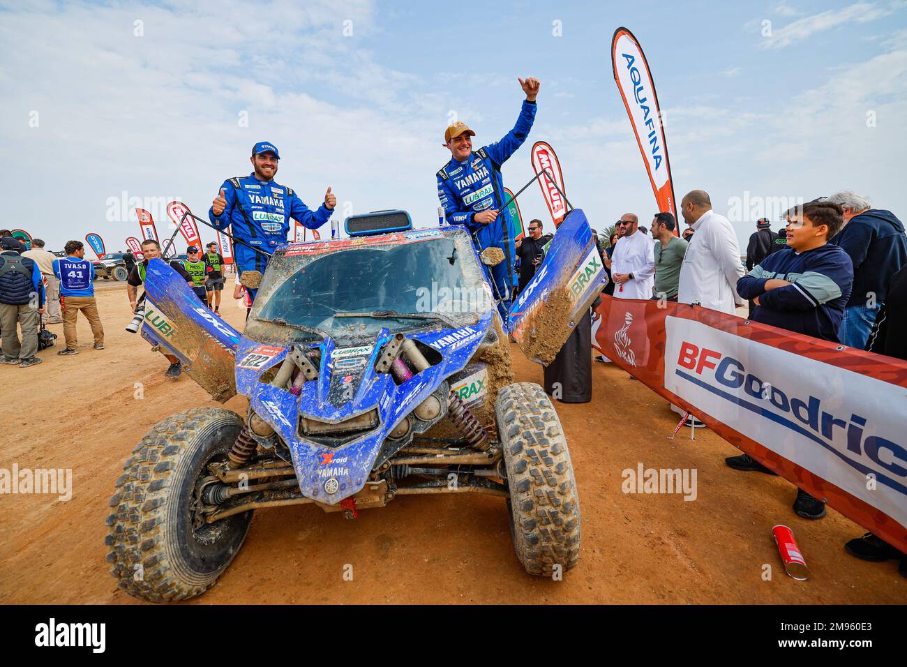 322 CASALE Ignacio (chl), LEON Alvaro (chl), X-Raid Yamaha Supported Team, Yamaha, SSV, portrait ...