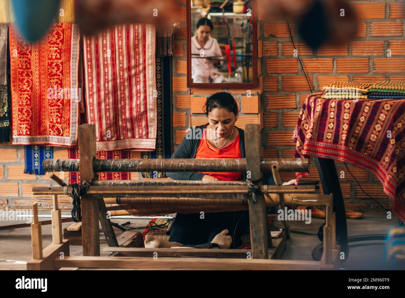 Vietnam woven traditional textiles hi-res stock photography and images ...
