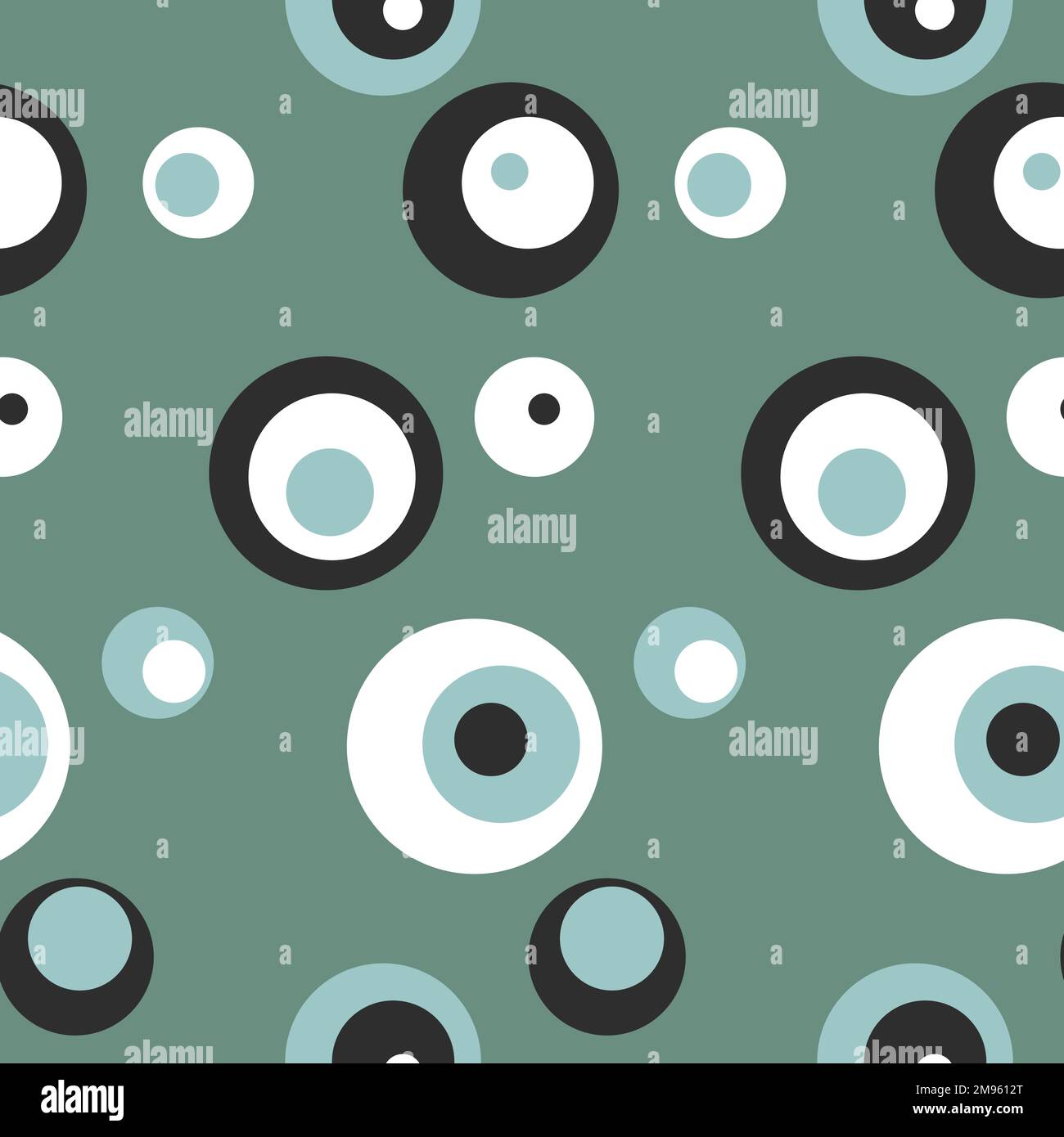 Abstract hand drown polka dots background. Dotted seamless pattern with ...