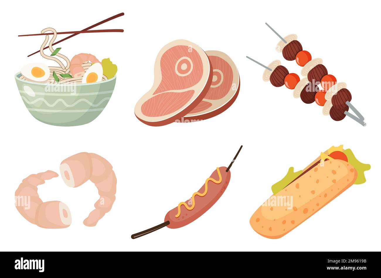 Shawarma drawing hi-res stock photography and images - Alamy