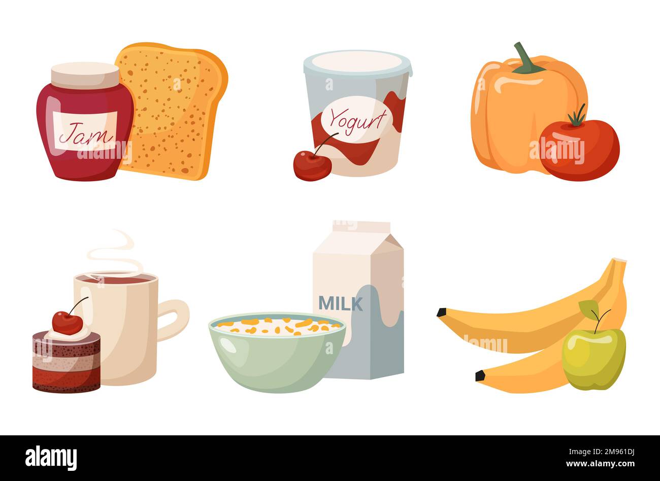 Tomato mozzarella jar Stock Vector Images - Alamy