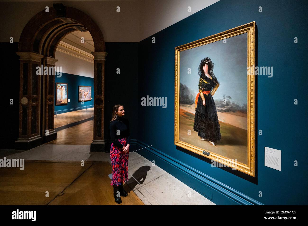 London, UK. 17 Jan 2023. Francisco de Goya's, The Duchess of Alba, 1797 ...
