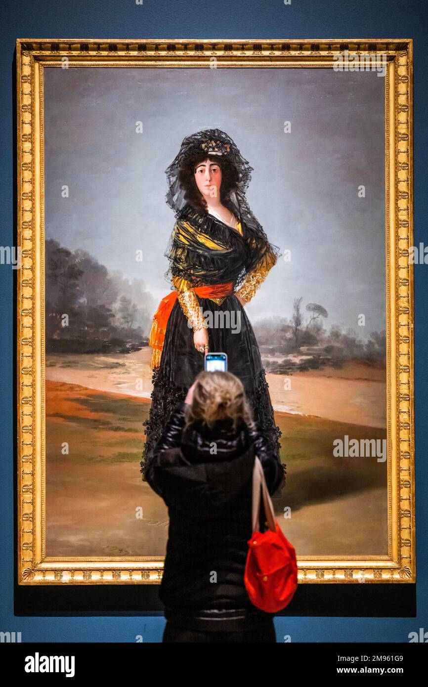 London, UK. 17 Jan 2023. Francisco de Goya's, The Duchess of Alba, 1797 ...