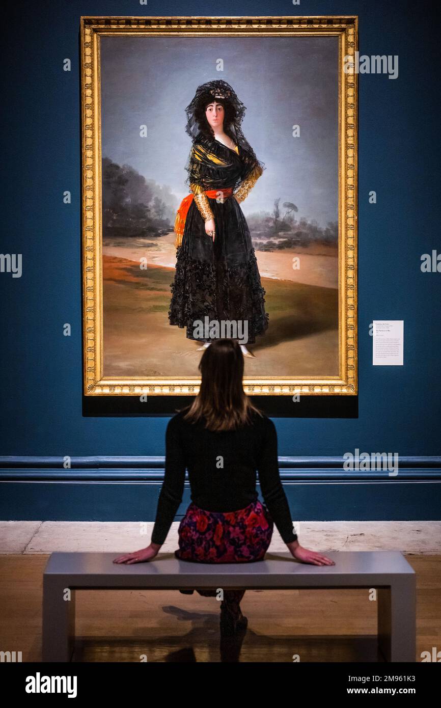 London, UK. 17 Jan 2023. Francisco de Goya's, The Duchess of Alba, 1797 ...