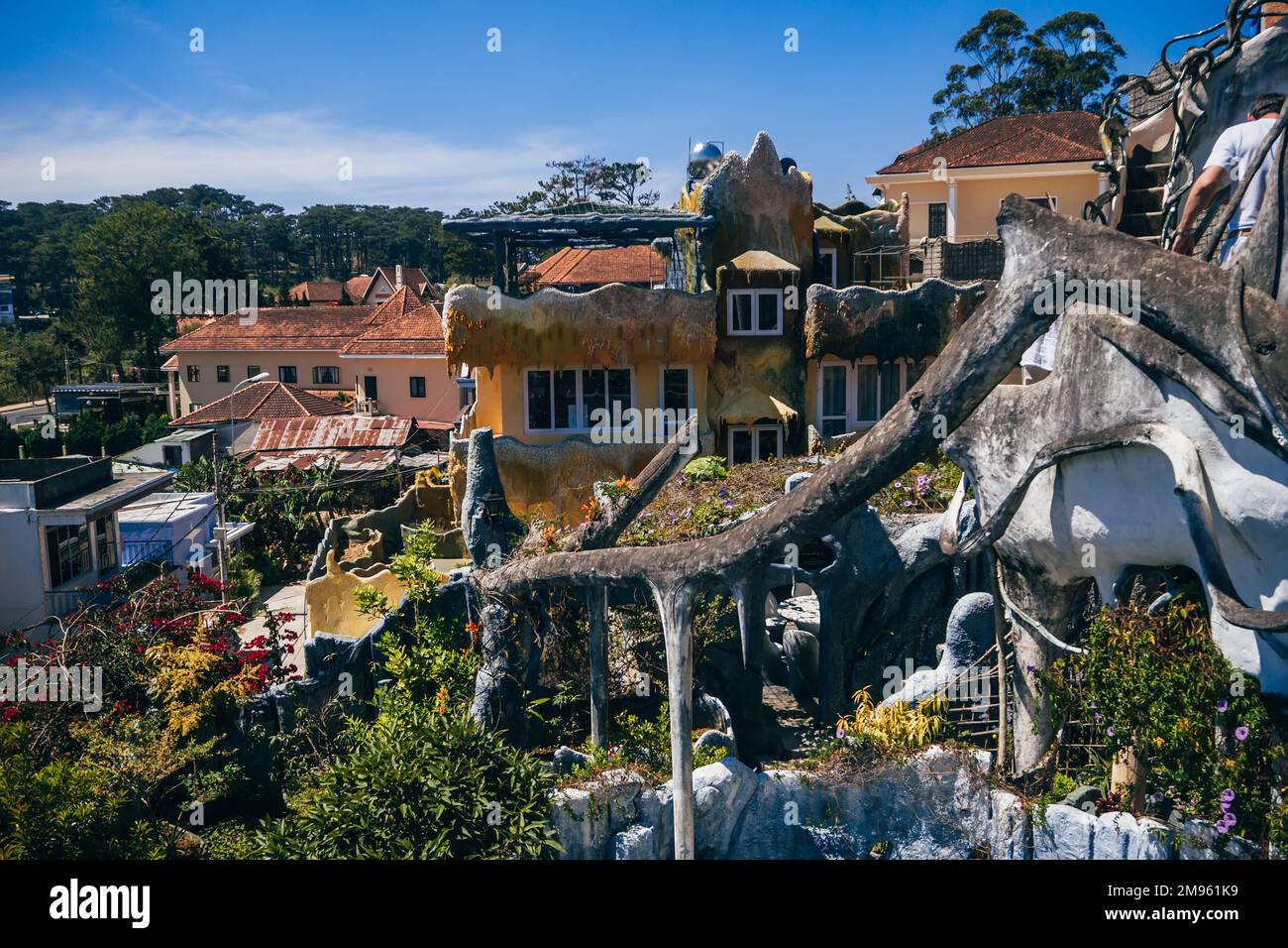 DA LAT, VIETNAM - MARCH 9, 2017: Hang Nga guesthouse, popularly known ...