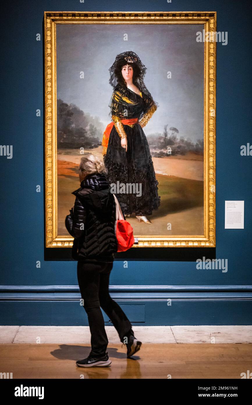 London, UK. 17 Jan 2023. Francisco de Goya's, The Duchess of Alba, 1797 ...