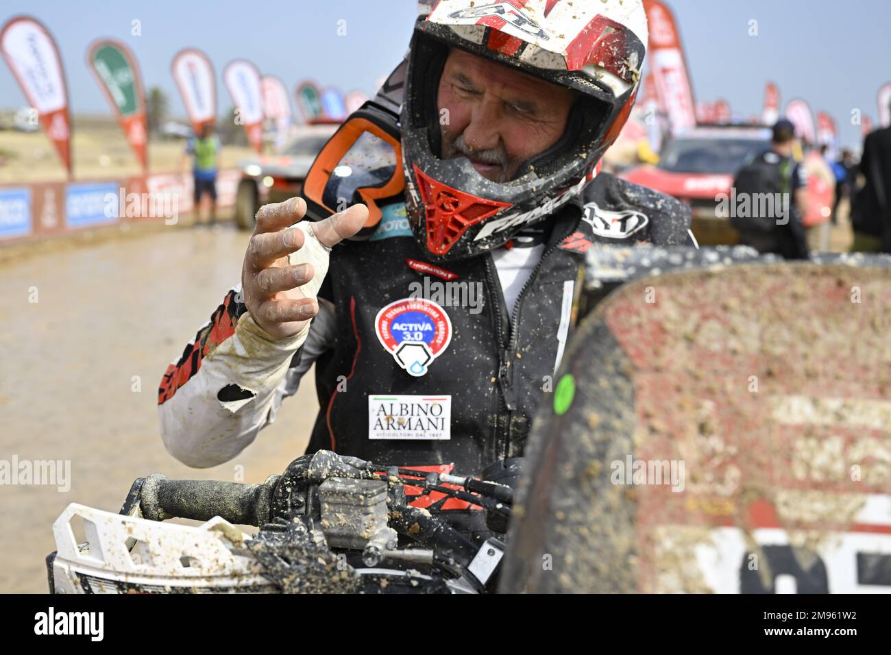 PICCO Franco (ita), Team Franco Picco, Fantic, Moto, portrait, arrival ...
