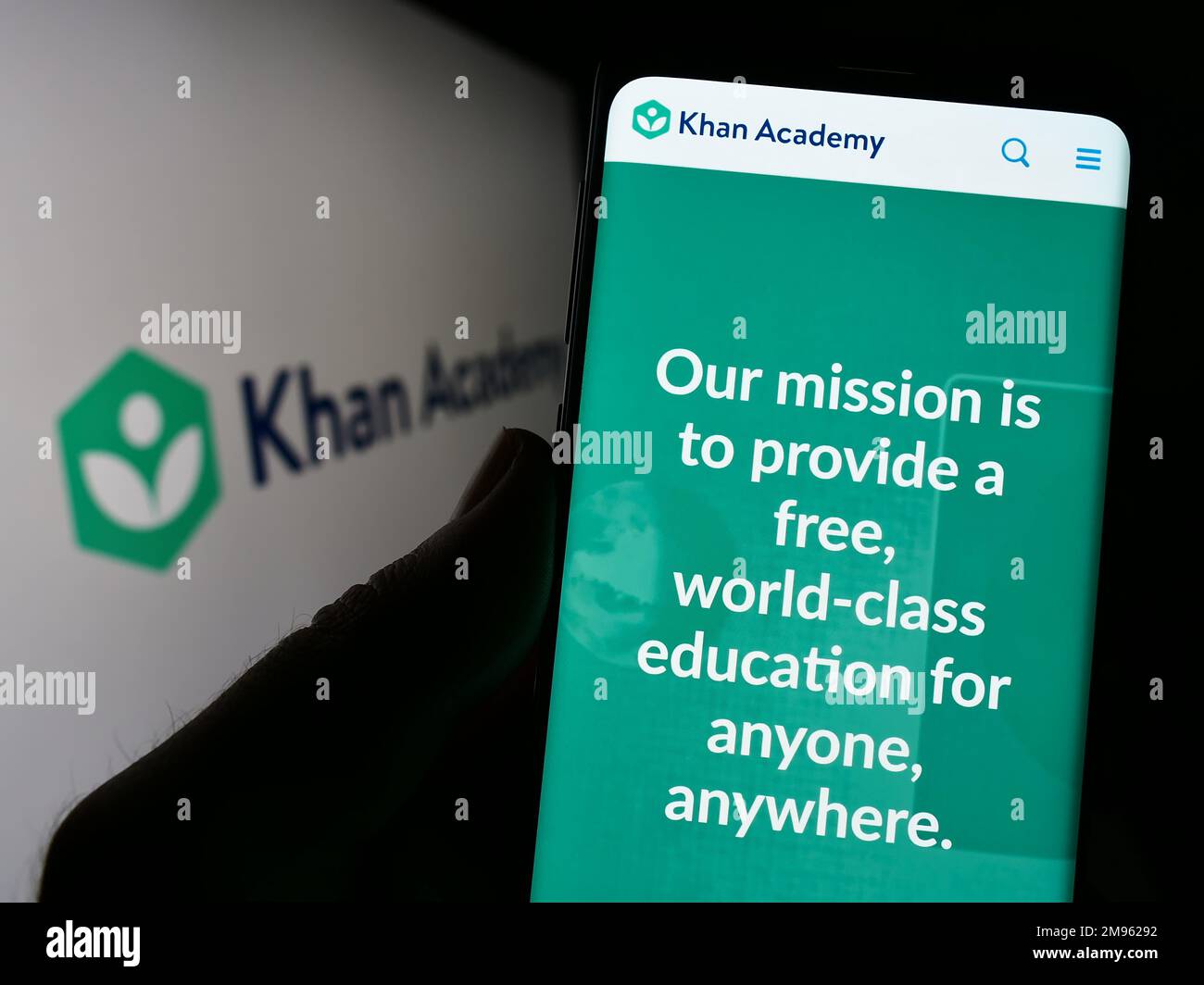 Khan academy logo hi-res stock photography and images - Alamy