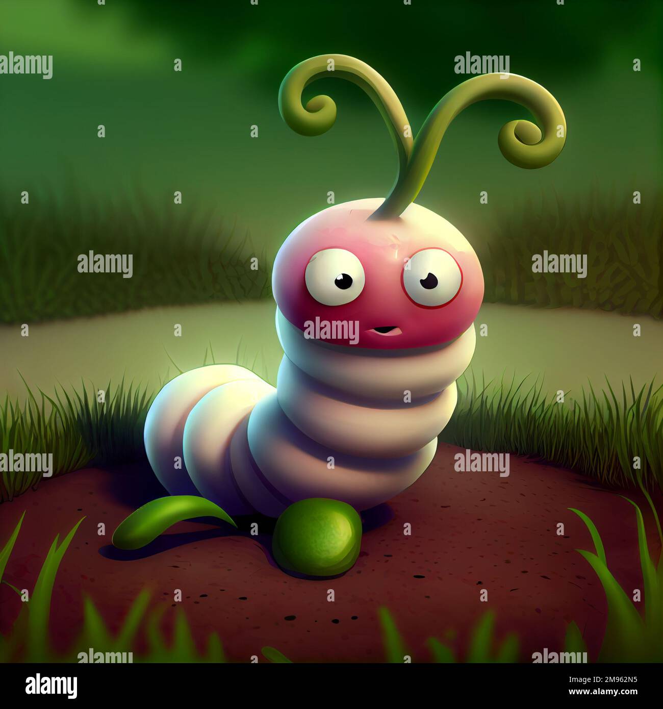Catapillar illustration hi-res stock photography and images - Alamy
