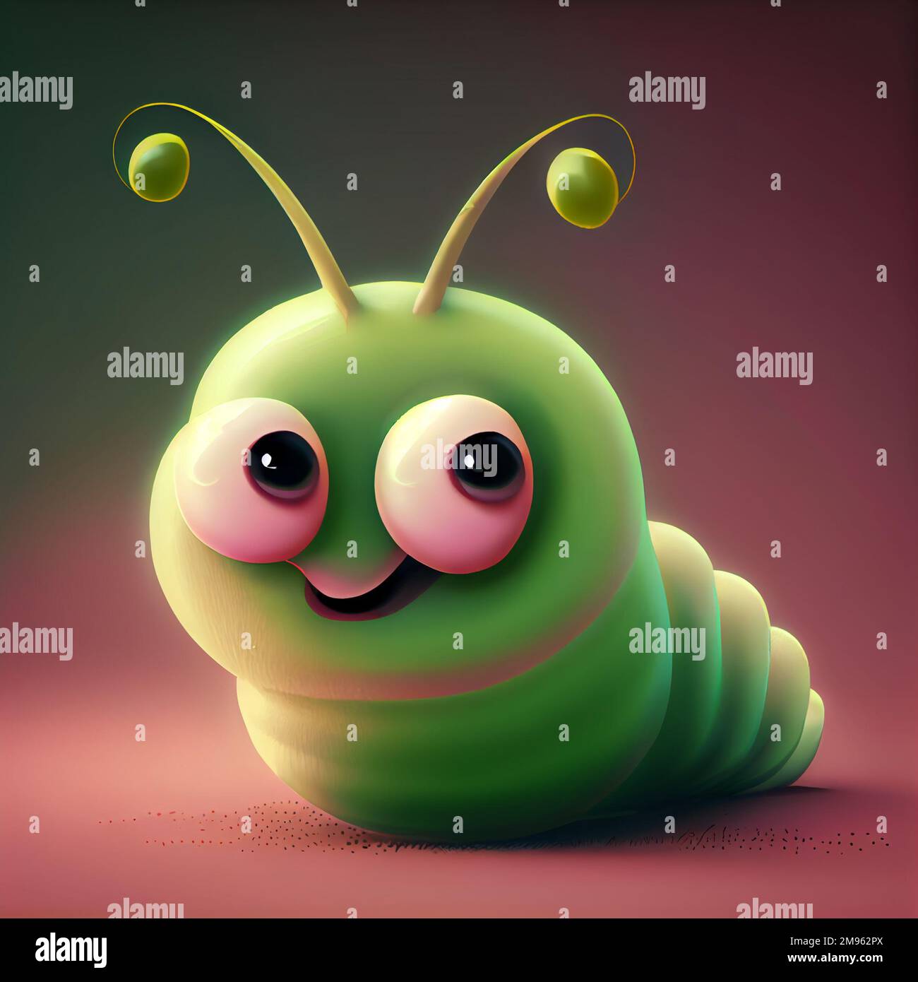 Grub Worm Cartoon