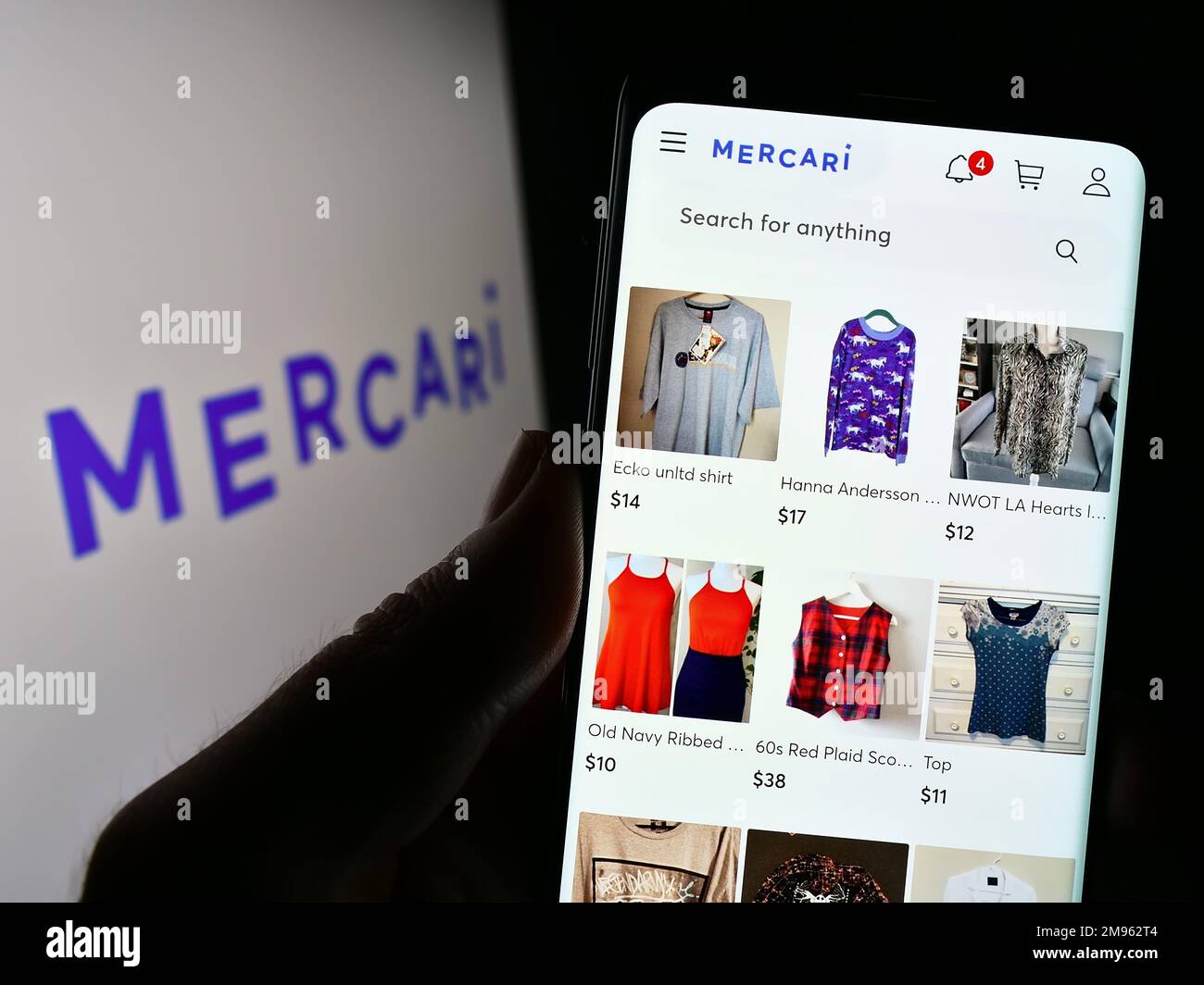 Mercari logo hi-res stock photography and images - Alamy