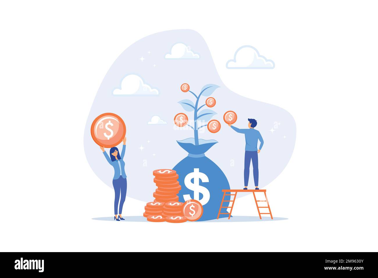 Mutual fund vector vectors hi-res stock photography and images - Alamy