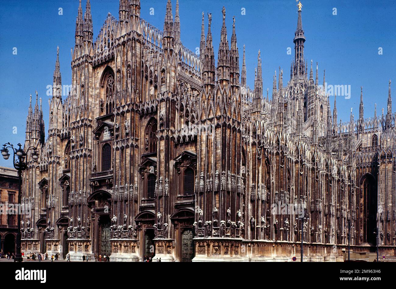 Milan cathedral, building commenced in 1387 and was completed in the ...