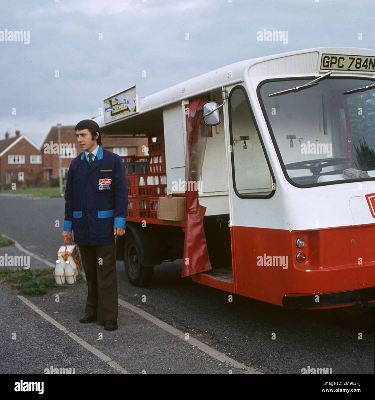 Milkman 1970s hi-res stock photography and images - Alamy