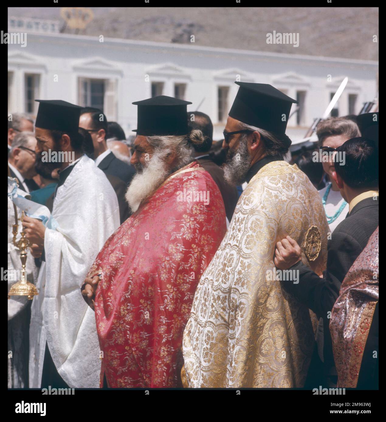 Three greek orthodox priests hi-res stock photography and images - Alamy