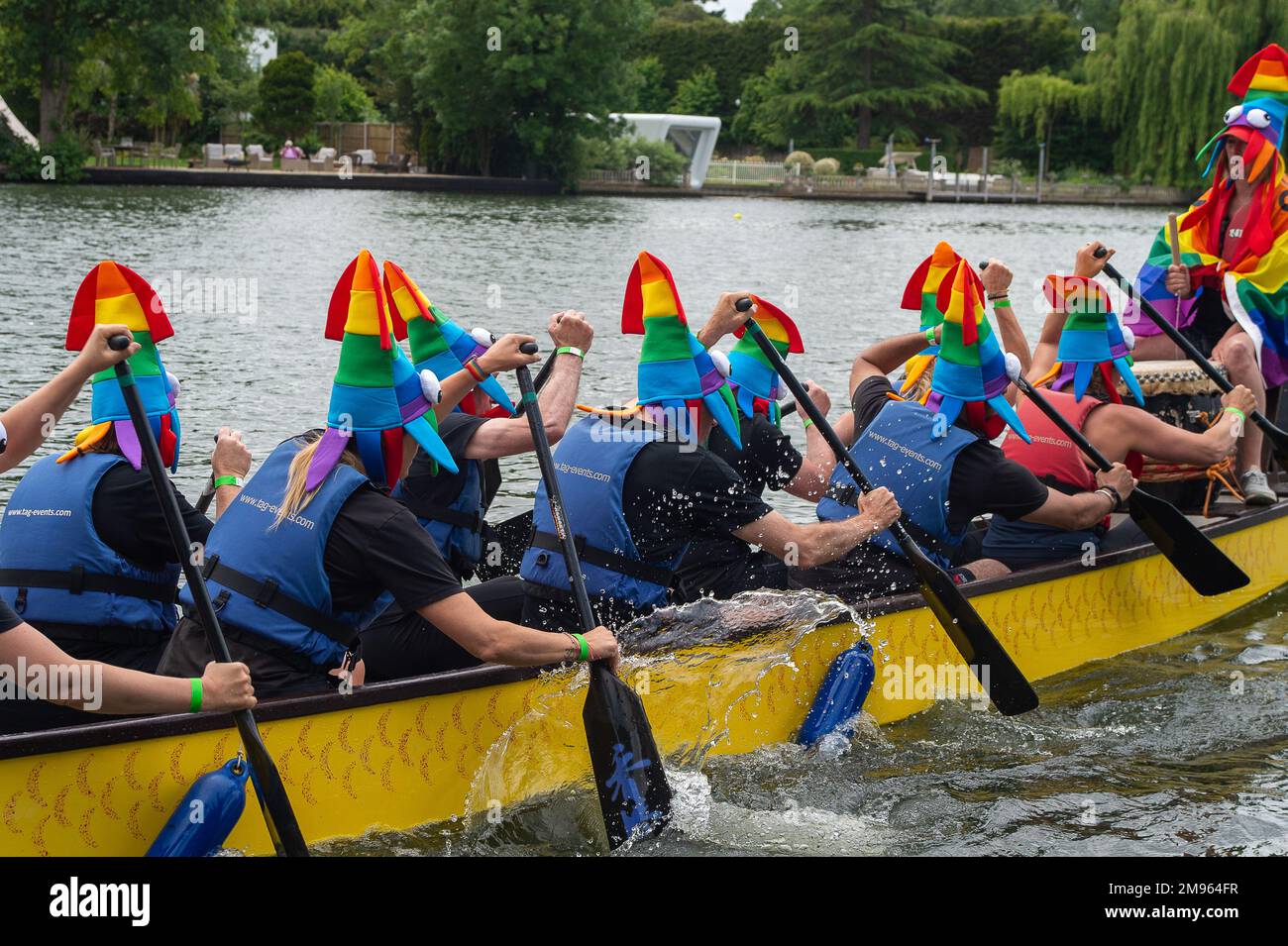 Marlow, Buckinghamshire, UK. 12th June, 2022. Day Two of Marlow Regatta ...