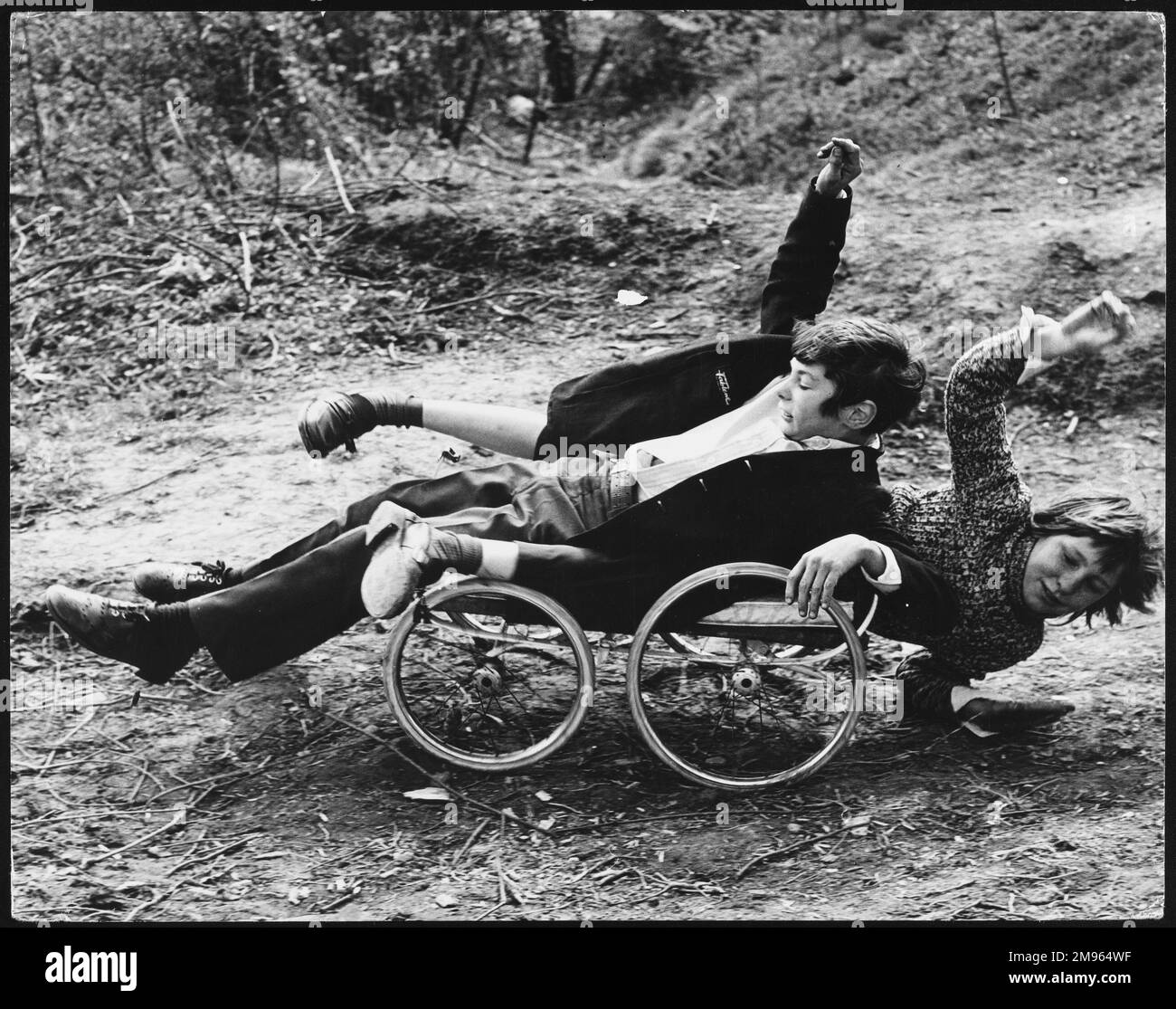 Two boys fall off a go-cart! Horley Recreation Ground, Surrey, England ...