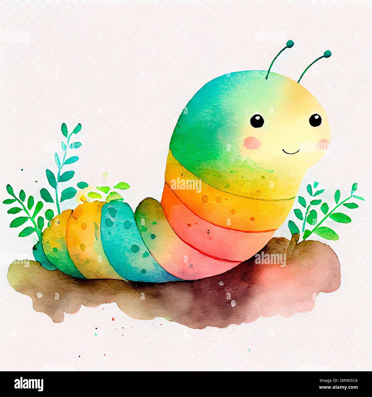 Catapillar illustration hi-res stock photography and images - Alamy