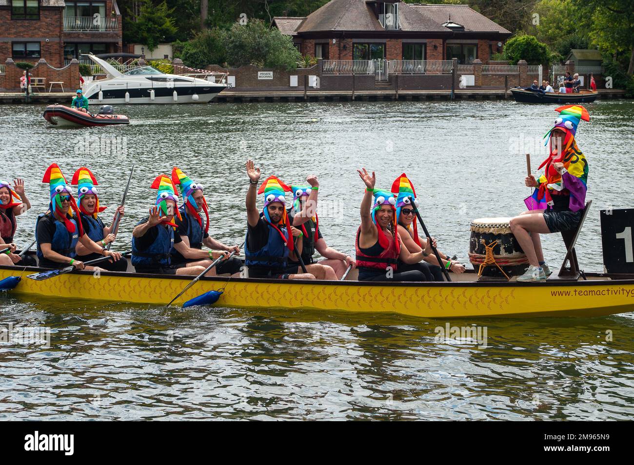 Marlow, Buckinghamshire, UK. 12th June, 2022. Day Two of Marlow Regatta ...