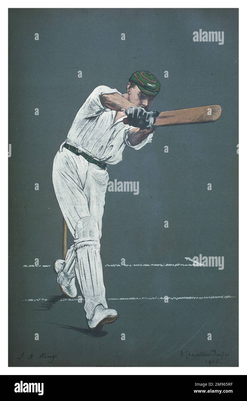 John H King - left-handed cricketer for Leicestershire and England ...