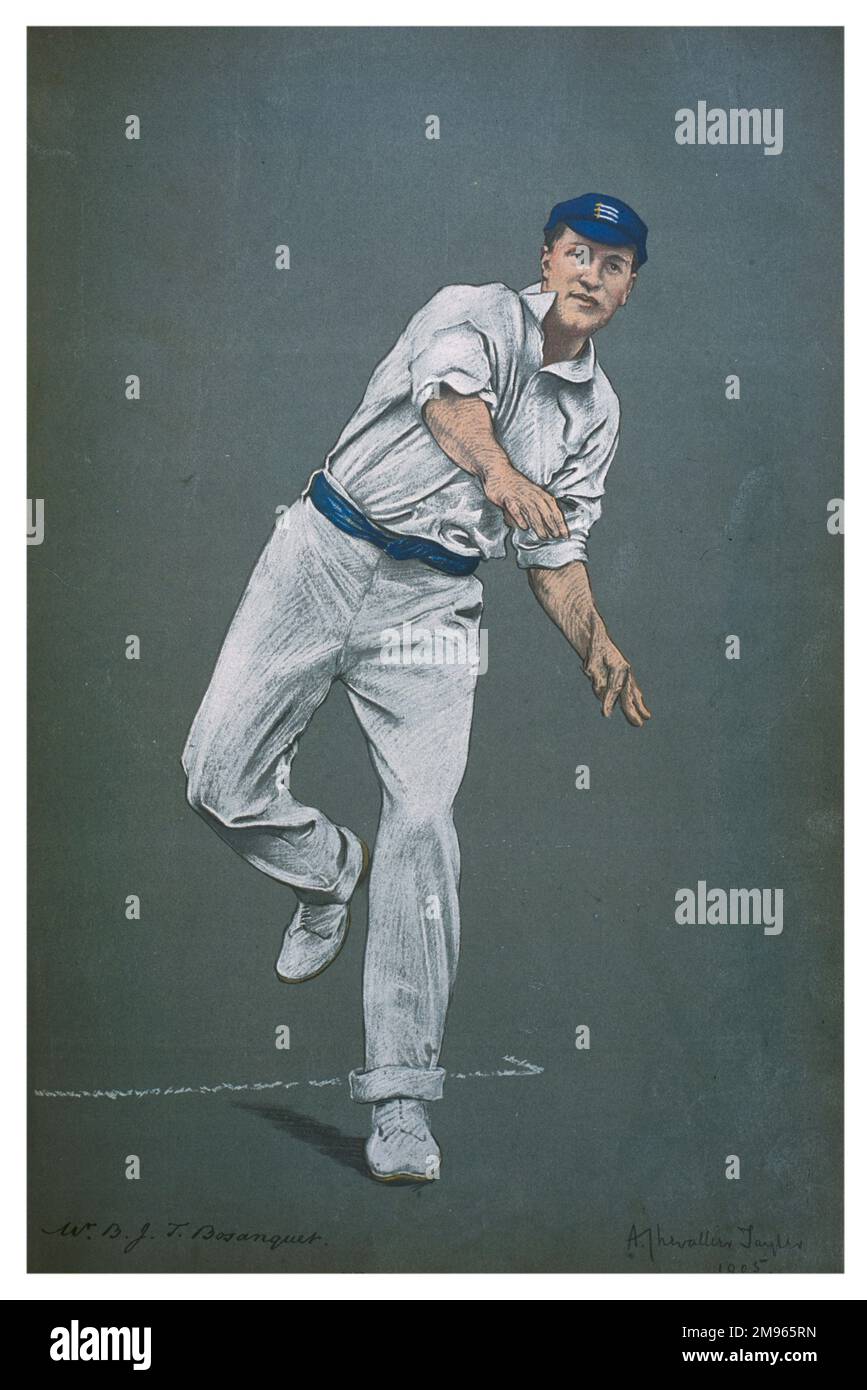 Bernard James Tindal Bosanquet - Spin bowlerfor Middlesex and England ...