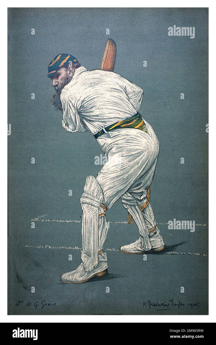 Dr. William Gilbert Grace - legendary cricketer for Gloucestershire and ...