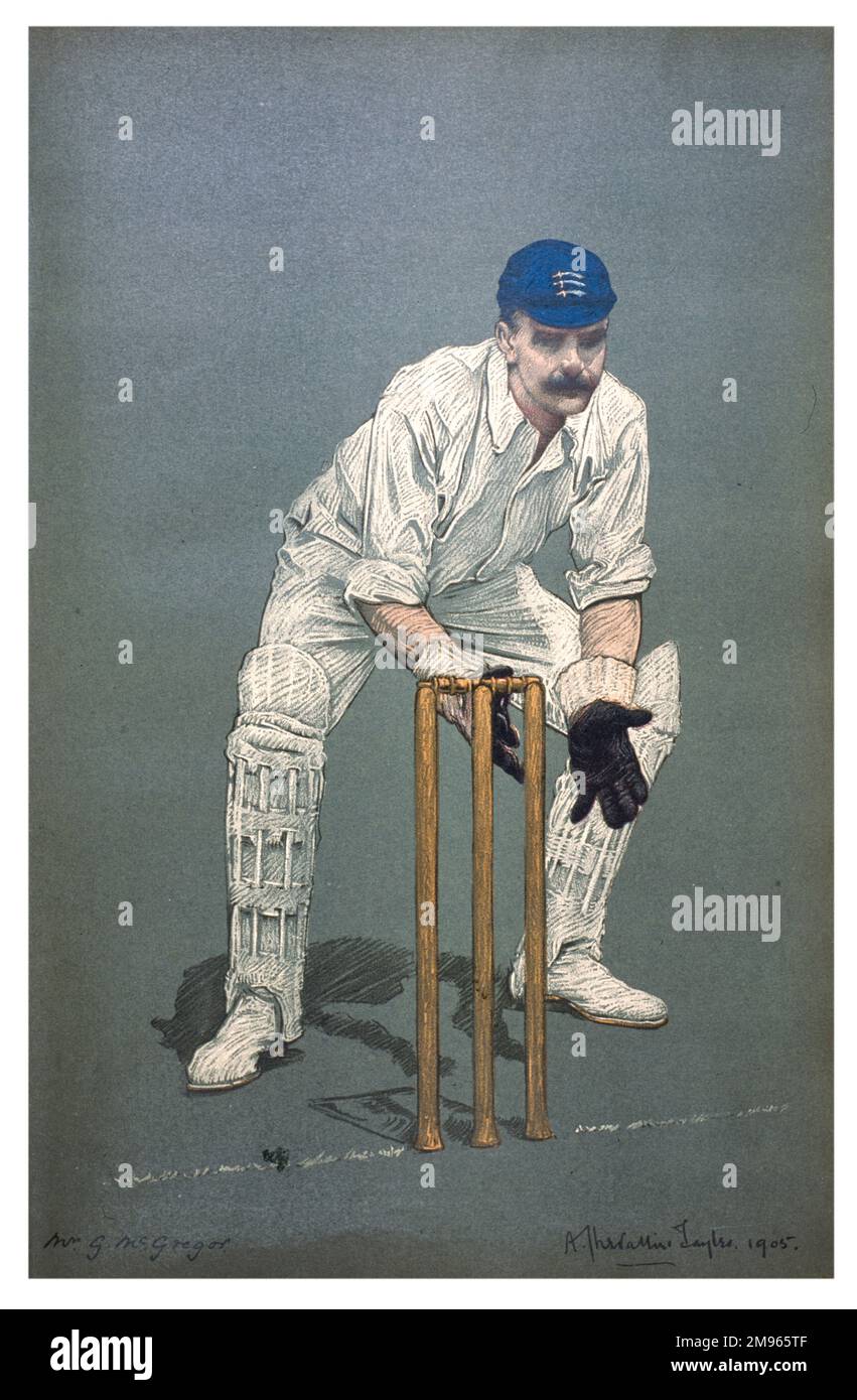 Gregor McGregor - wicketkeeper for Middlesex Stock Photo - Alamy
