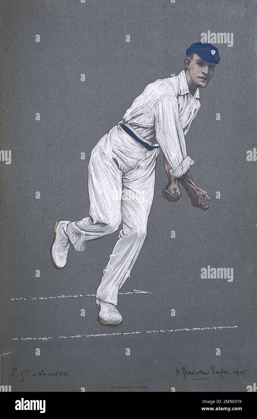 Edward (Ted) G Arnold - Worcestershire and England cricketer Stock ...