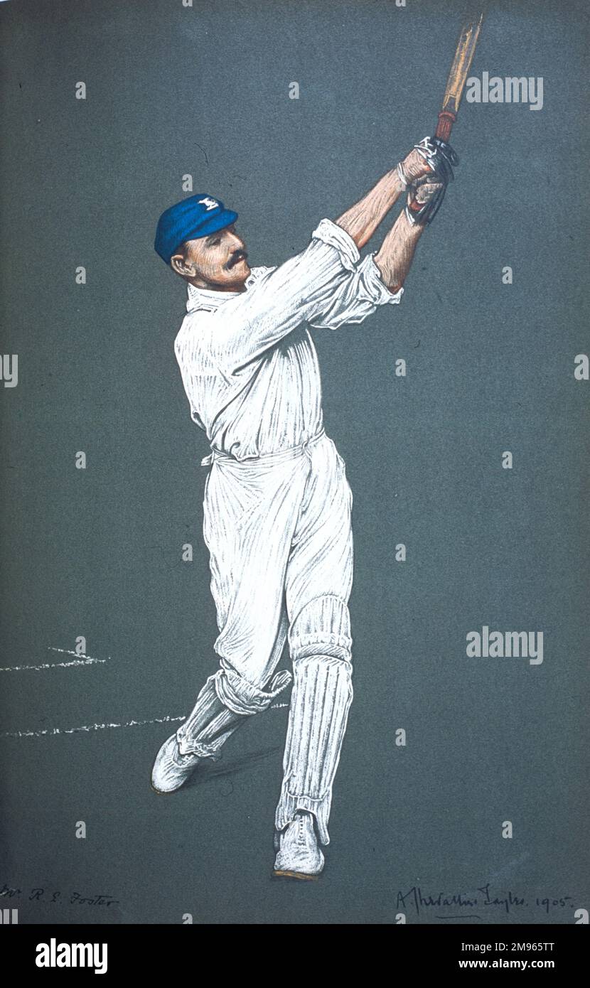 R E Foster (Tip Foster) - Cricketer for Worcestershire and England ...