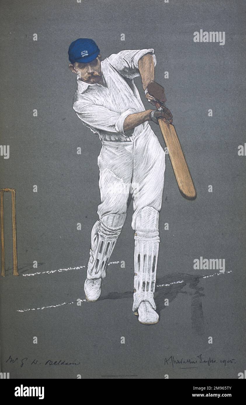 George W Beldam - cricketer for Middlesex Stock Photo - Alamy