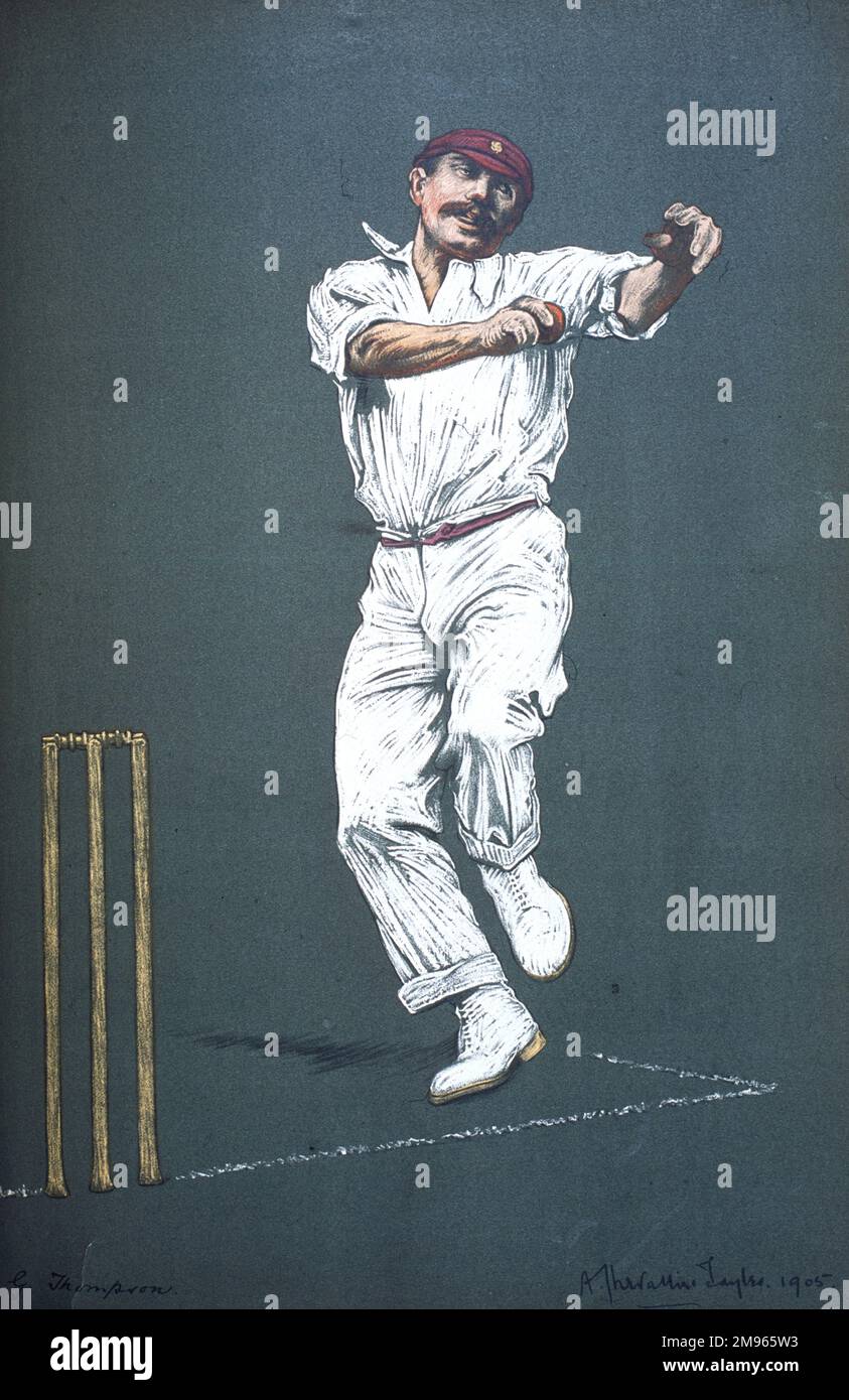 George J Thompson - cricketer for Northamptonshire and England. Test ...